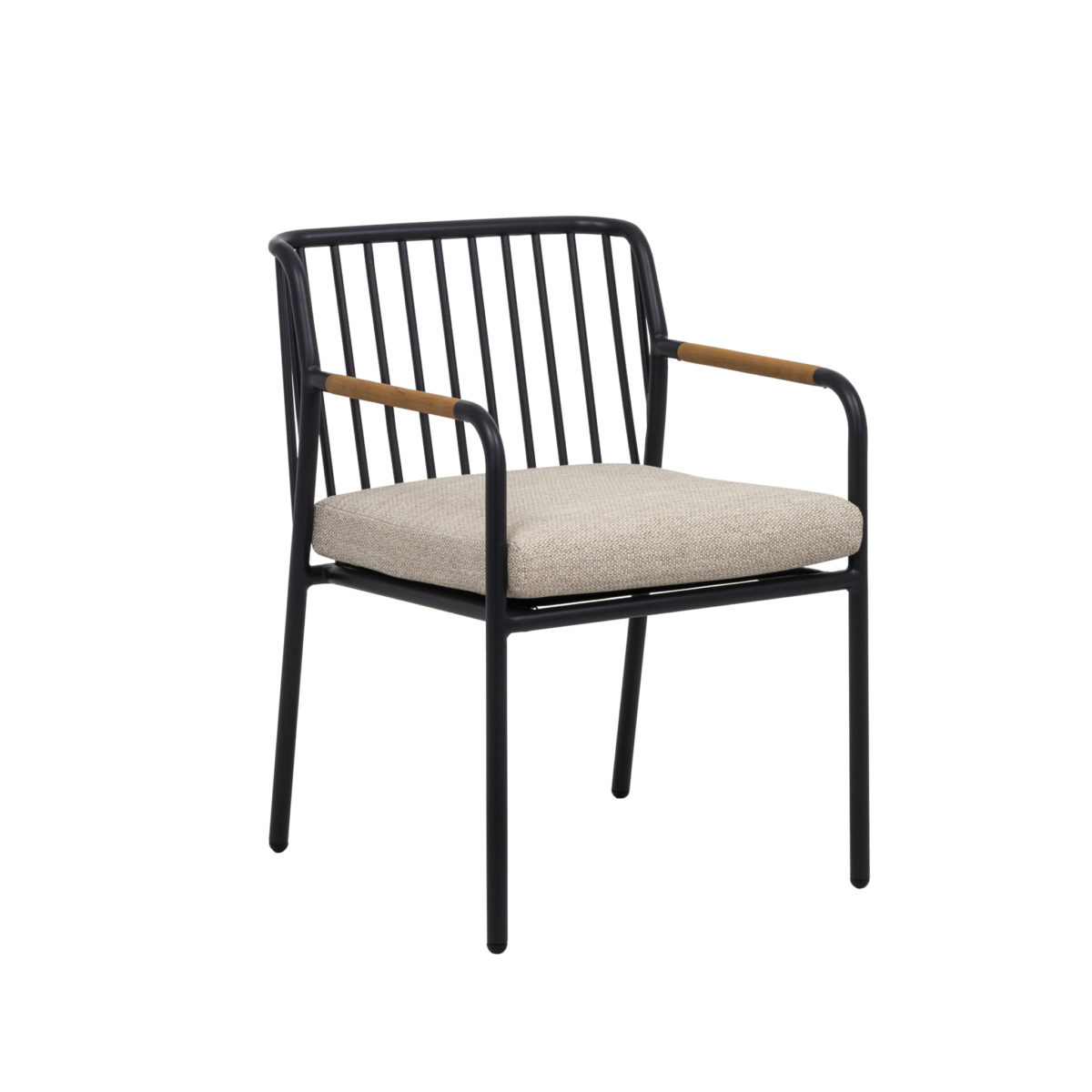 Dining armchair 55 product from Elle Alu Dining collection Apple Bee